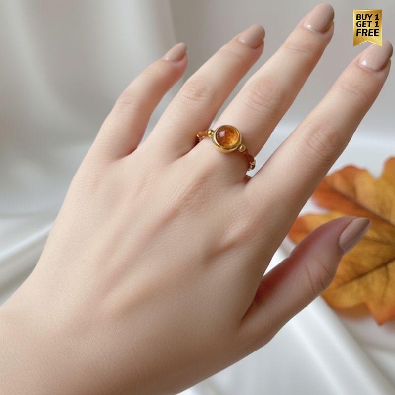 Flexi Modern Rings | Calcite & Jade Gemstones - For Women | Includes ...
