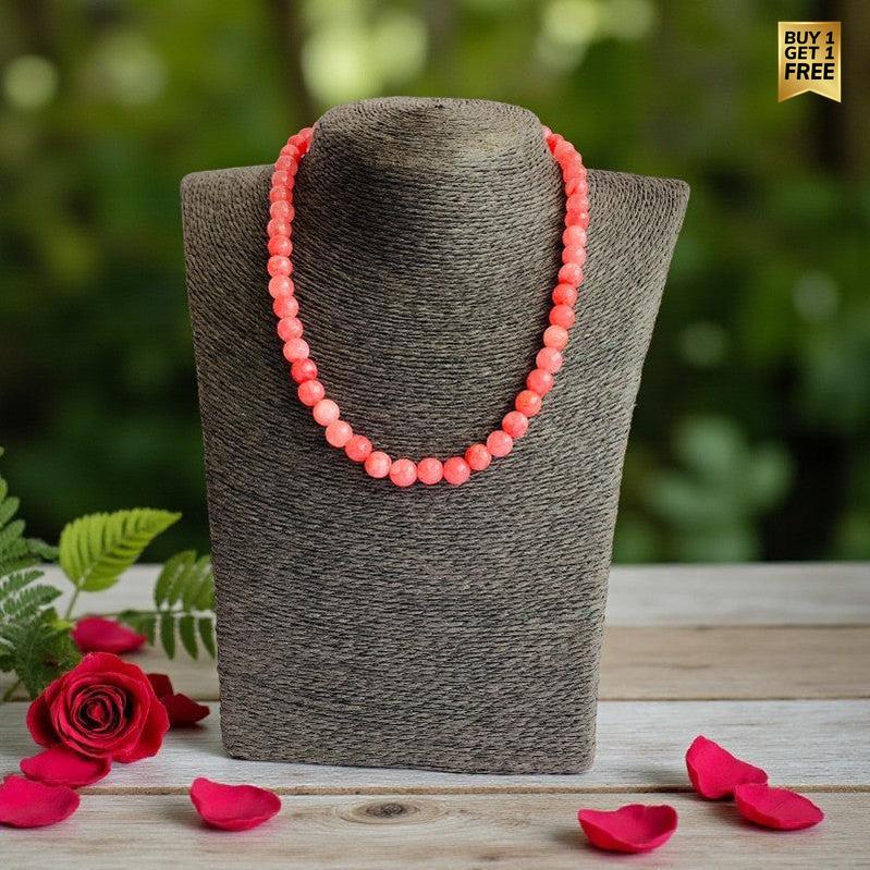 Kindness Necklace | Pink Jade - For Kids Girls | Includes: Necklace – Kekaa