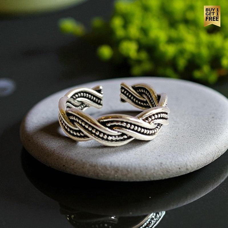 Weavy Flexy Fashion Ring| Hypoallergenic Alloy - For Women | Includes ...